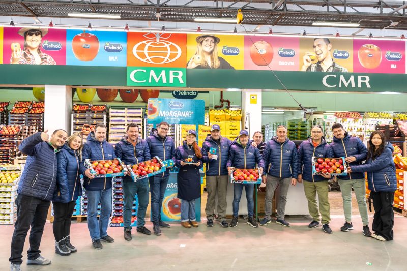 MELINDA Morgana apple tasting at CMR GROUP points of sale - FruitToday